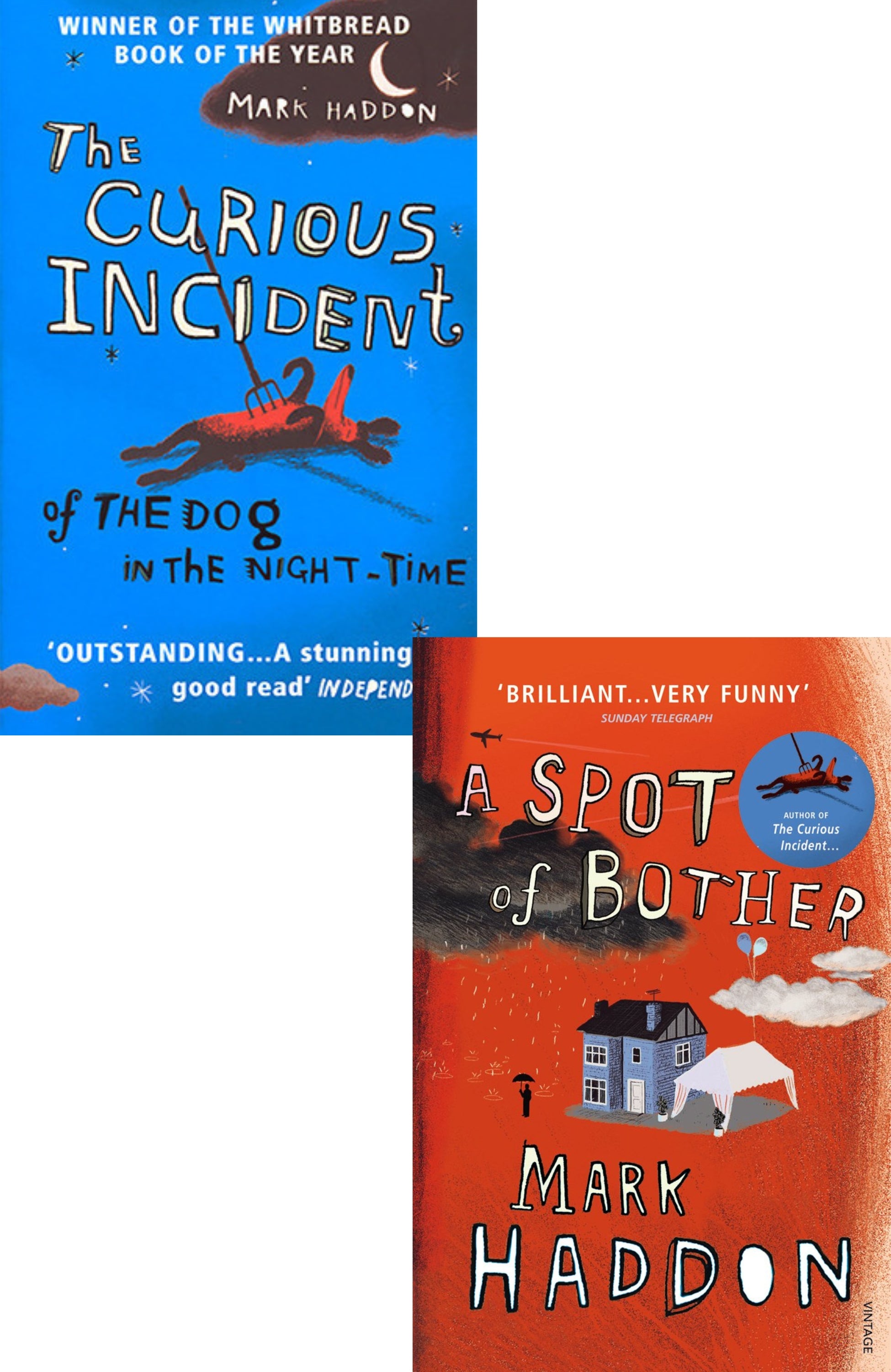 Mark Haddon A Spot of Bother The Curious Incident of the Dog in the Ni – Kitabay