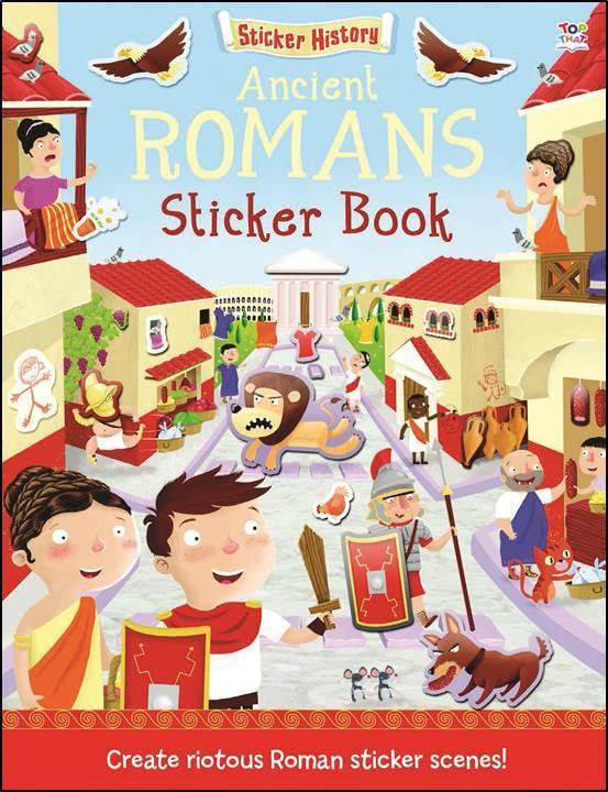 Sticker History: Ancient Romans Sticker Book – Kitabay